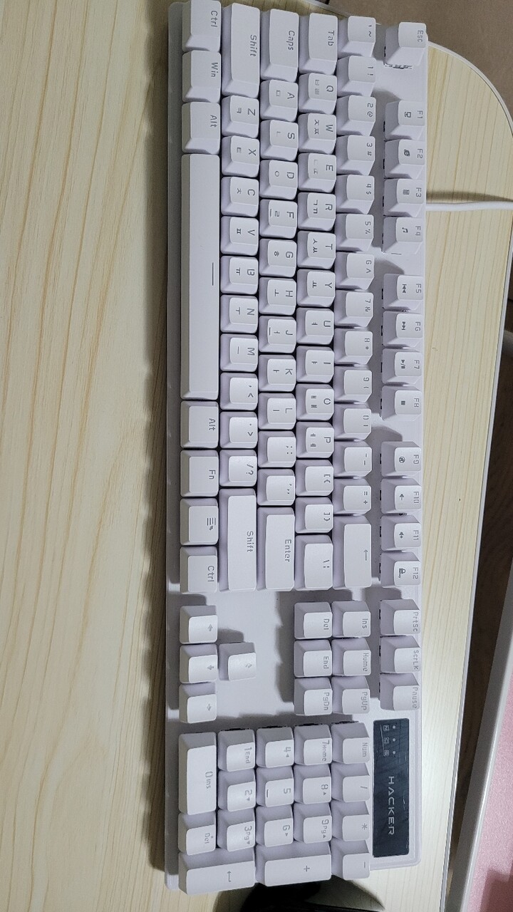 ABKO K560 축교환 레인보우 무빙 LED 기계식 화이트 [적축] - 에누리 가격비교